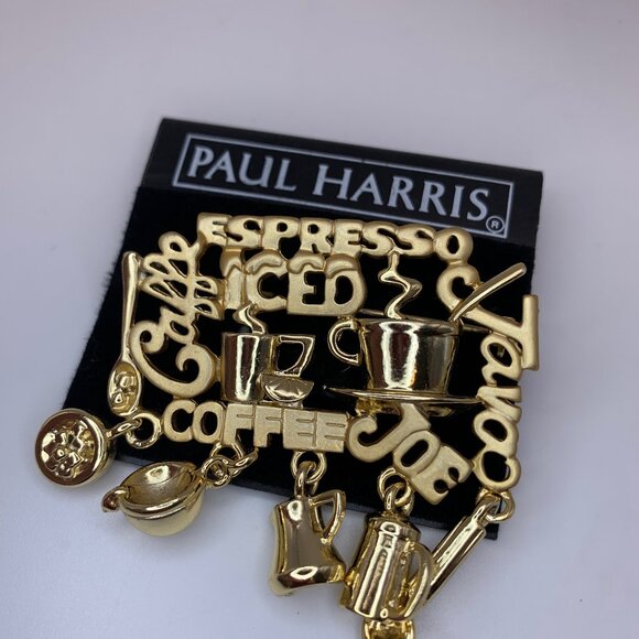 Paul Harris | Jewelry | 5 For Paul Harris Coffee Pin Brooch Nwt | Poshmark